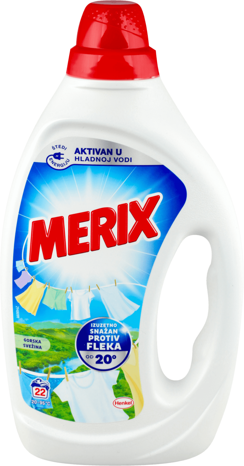 MERIX gorska svežina 22 pranja (990ml) - Villy